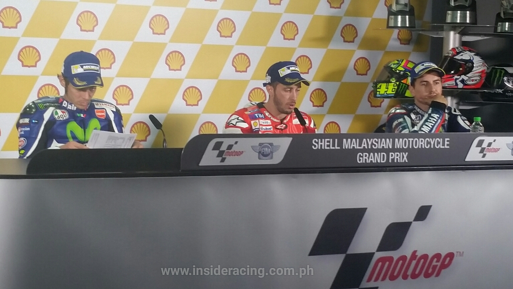 InsideRACING Shell Advance Malaysian MotoGP Top 3 finshers