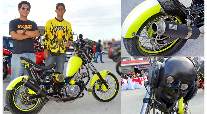 InsideRACING Wave 125 Ghost Rider Chopper Concept from Asbarworkz