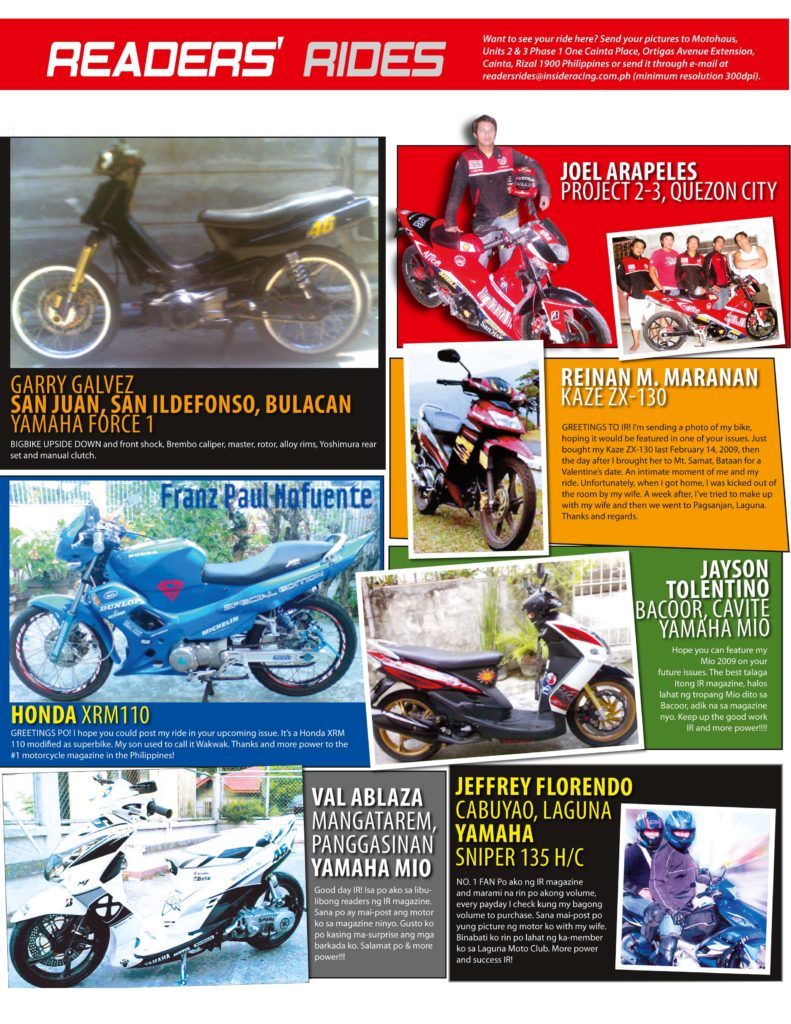 InsideRACING Readers Ride