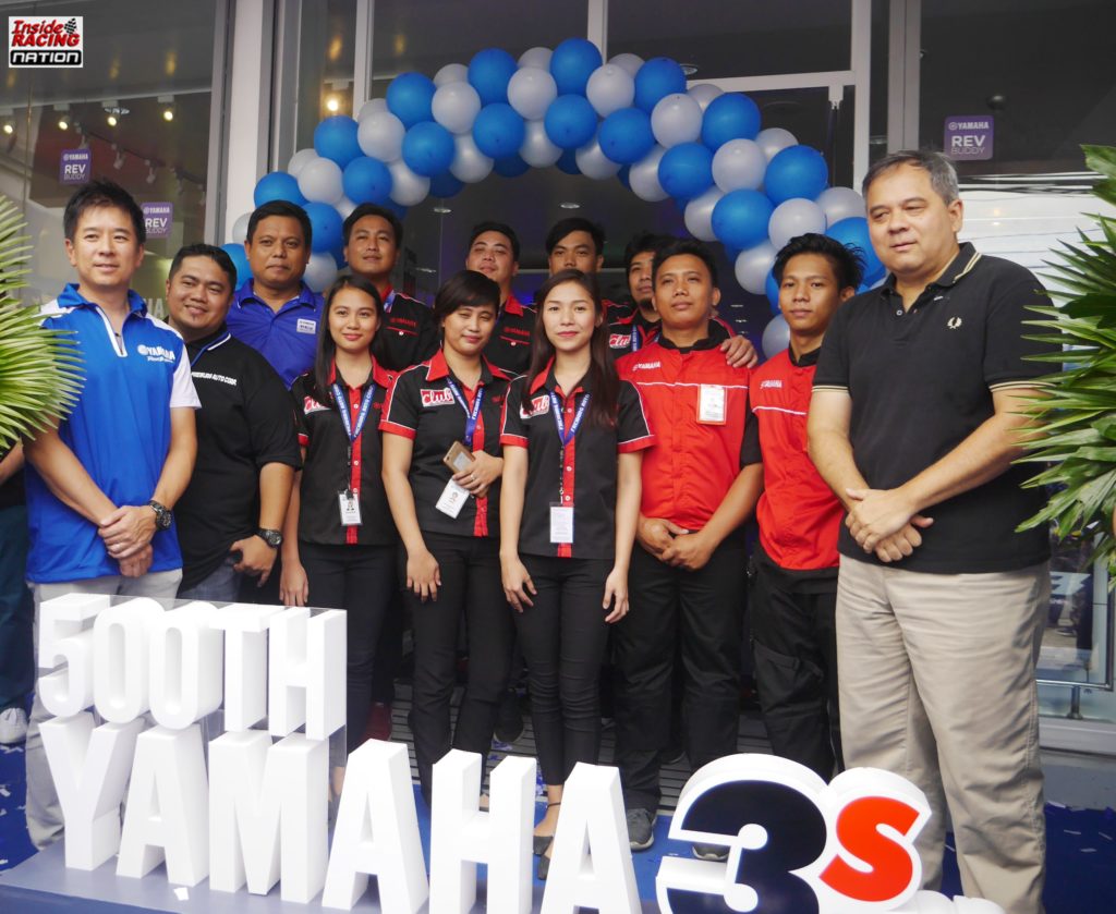 InsideRACING Yamaha Motor Philippines now has 500 3S Shops!