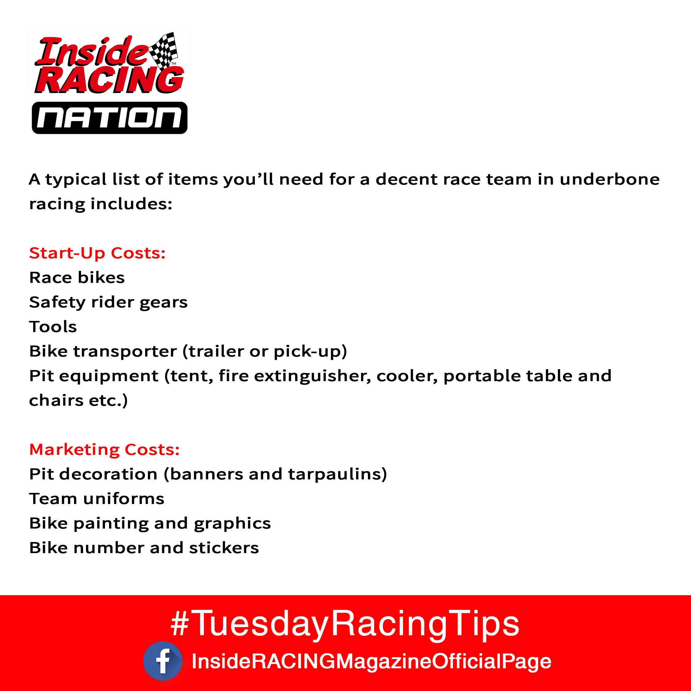 Start and Manage A Race Team - InsideRACING