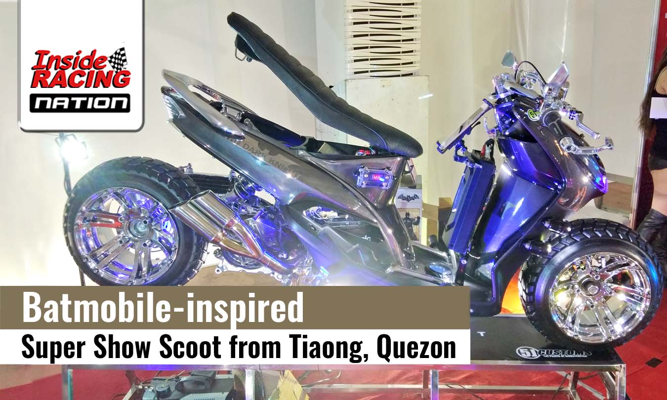 InsideRACING Batmobile-inspired Super Show Scoot from Tiaong, Quezon
