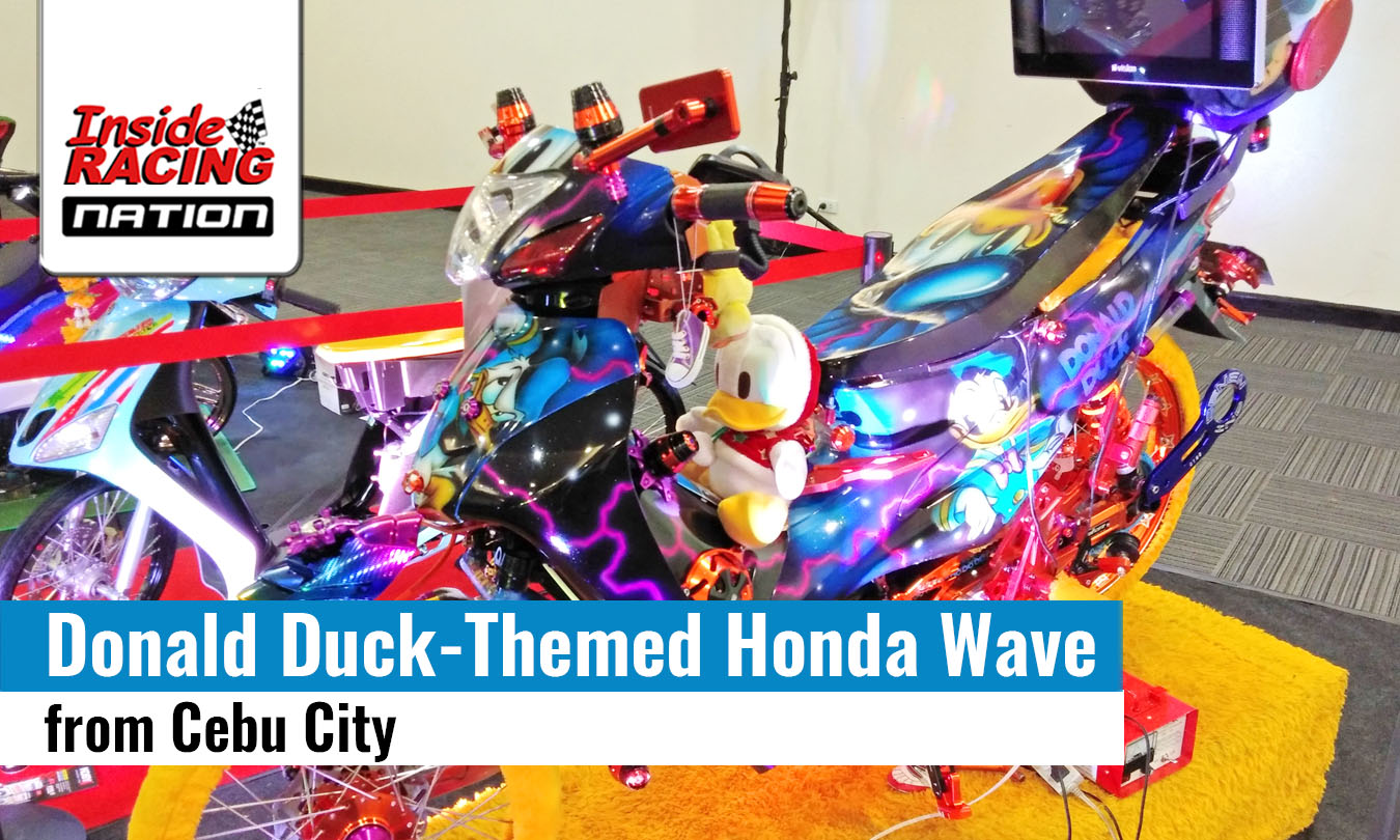 InsideRACING Donald Duck- Themed Honda Wave from Cebu City
