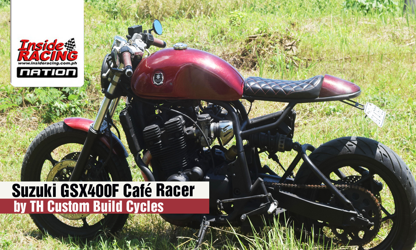 InsideRACING Suzuki GSX400F Cafe Racer by TH Custom Build Cycles