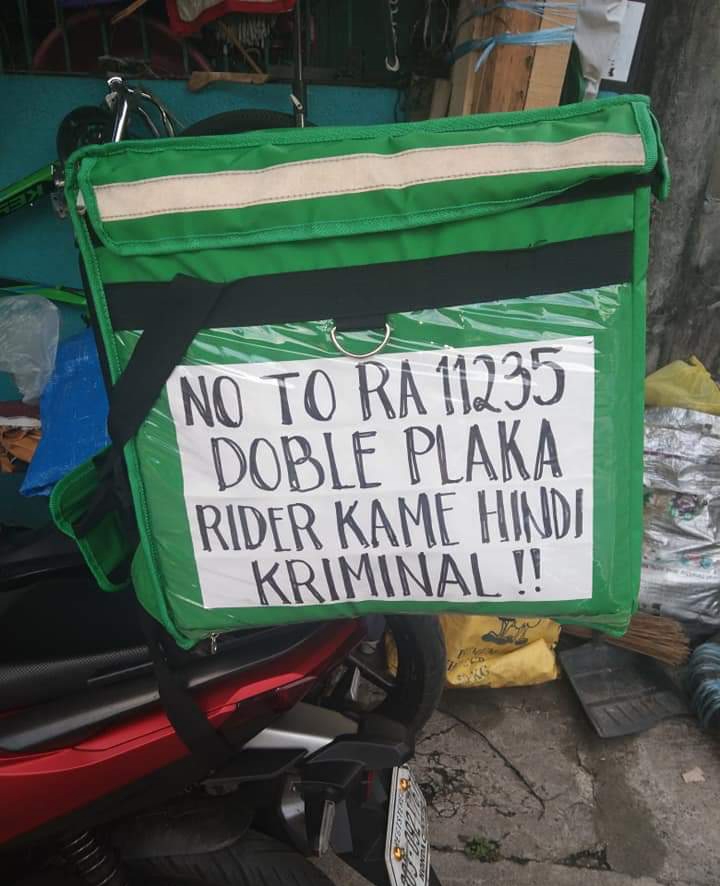 InsideRACING Riders in unity to protest the implementation of AR11235