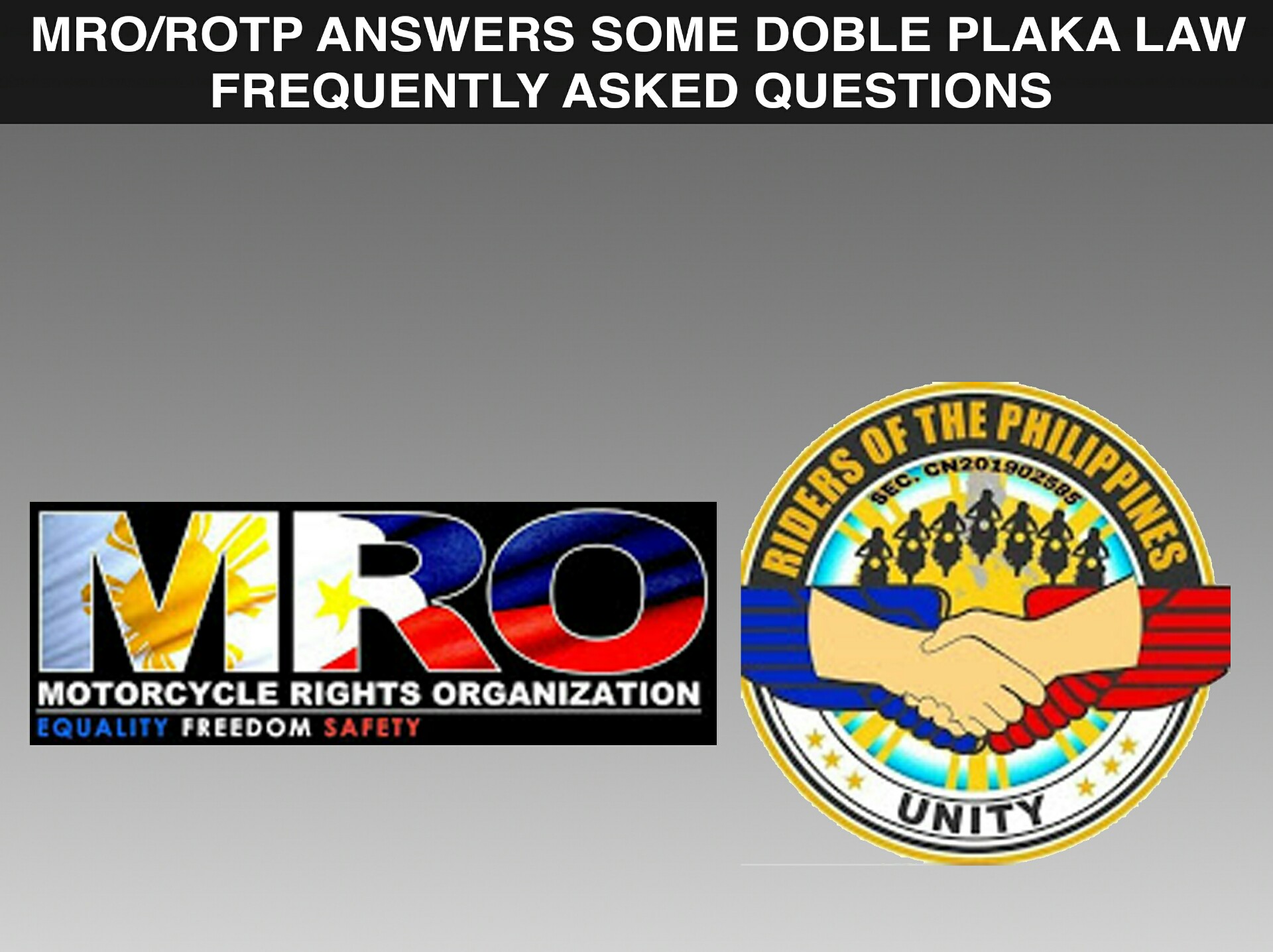 InsideRACING MRO/ROTP Answers Some Doble Plaka Law Frequently Asked ...
