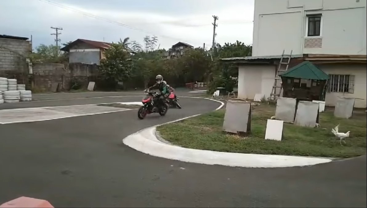 InsideRACING Look! A race track built around a house in Bulacan!
