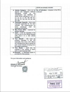 InsideRACING The new look of LTO’s Certificate of Registration