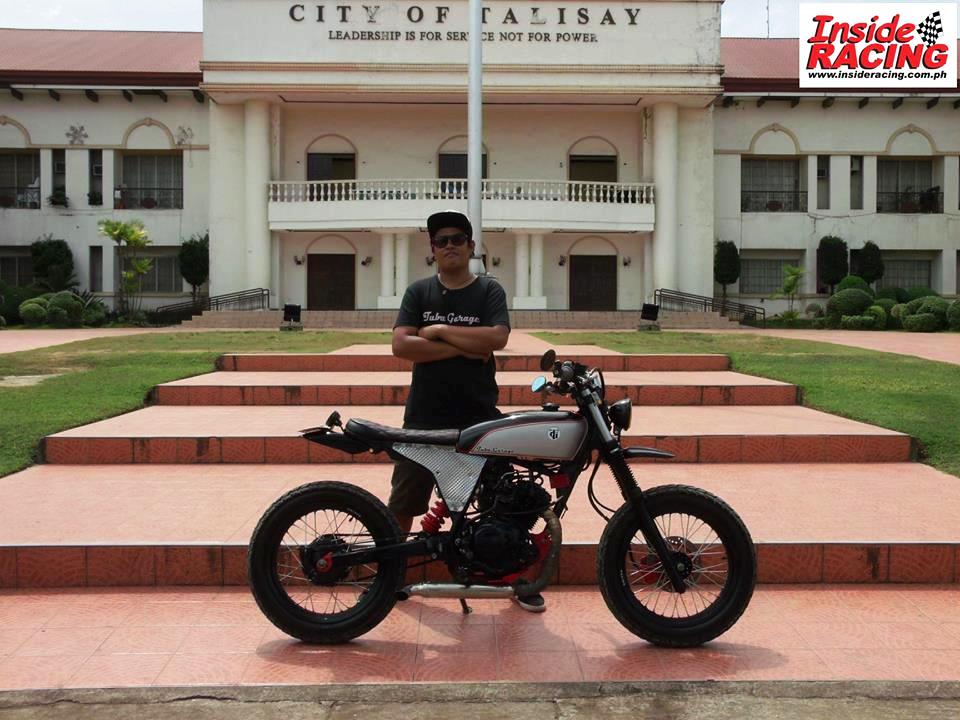 InsideRACING “Black Pearl” Yamaha XTZ 125 Classic Tracker by Tuba Garage