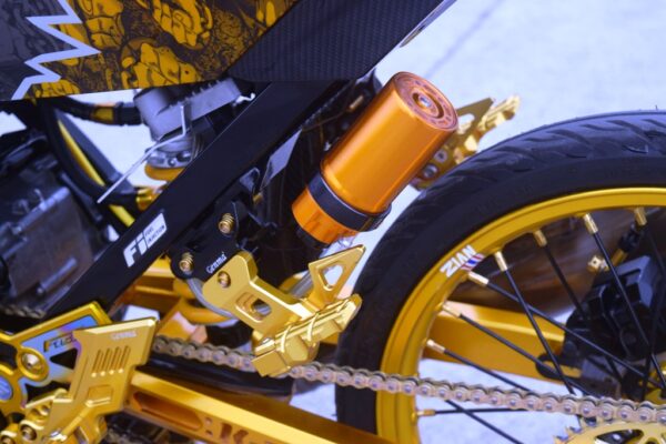 InsideRACING Skull and Chain-Themed Suzuki Raider 150 Fi