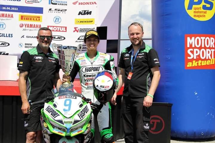 InsideRACING Alberto’s podium makes history in the FIM IDM SSP300 race ...