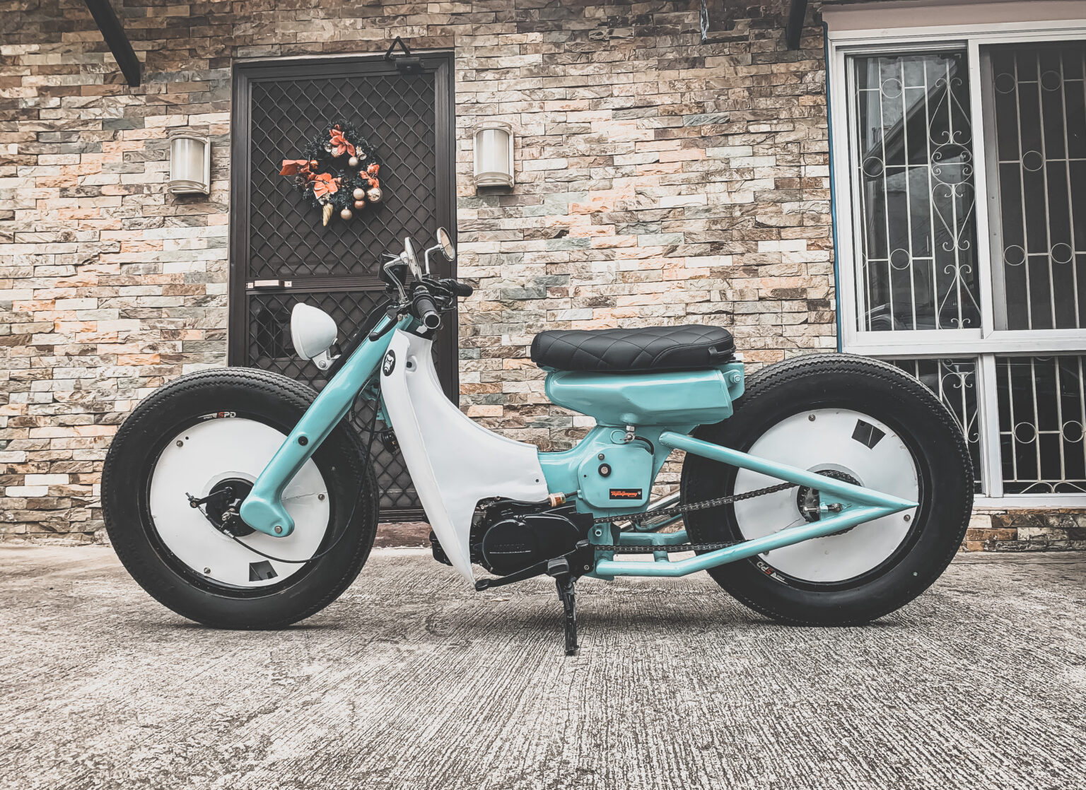 InsideRACING Yamaha V80 Hardtail Beach Cruiser Custom Cub