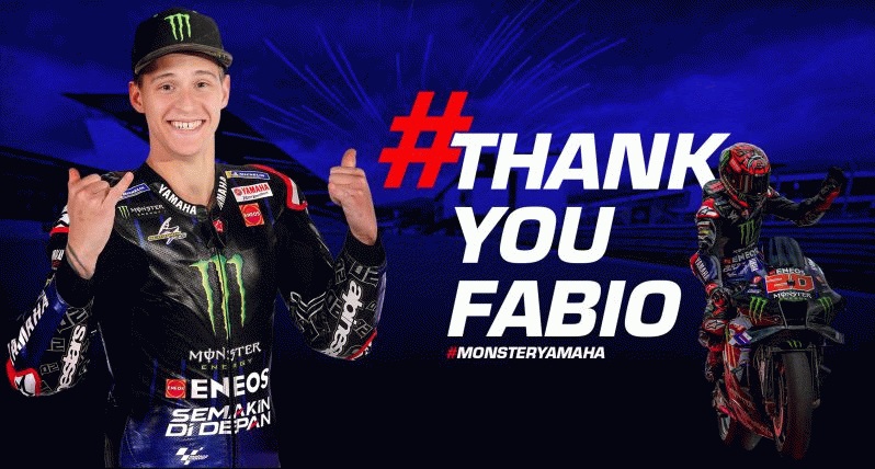 InsideRACING Yamaha Sincerely Thank Fabio Quartararo for his Incredible ...