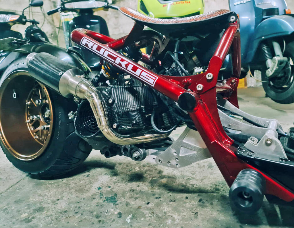 InsideRACING Custom Honda Ruckus Bobber from Manila