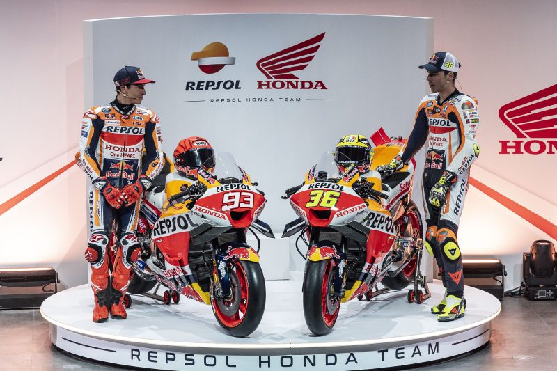 InsideRACING Repsol Honda Team present 2023 colours at Repsol ...