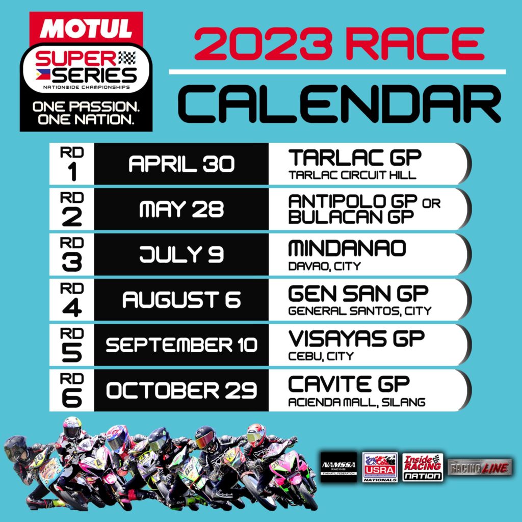 InsideRACING 2023 Motul Super Series Opens on April 30 in Tarlac