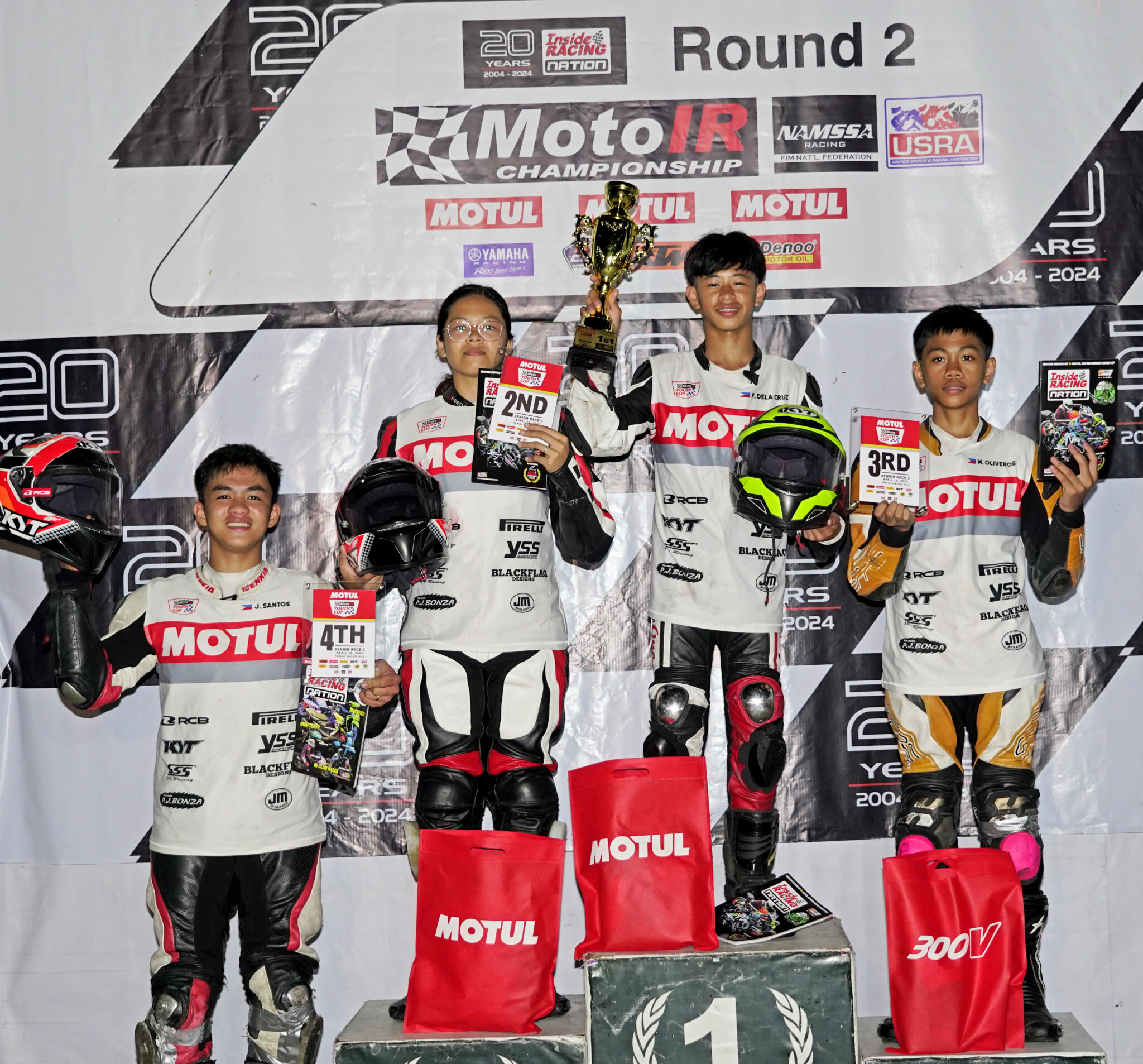 InsideRACING Aguilar, Sta. Ana, Dela Cruz and Santos Show Winning Form