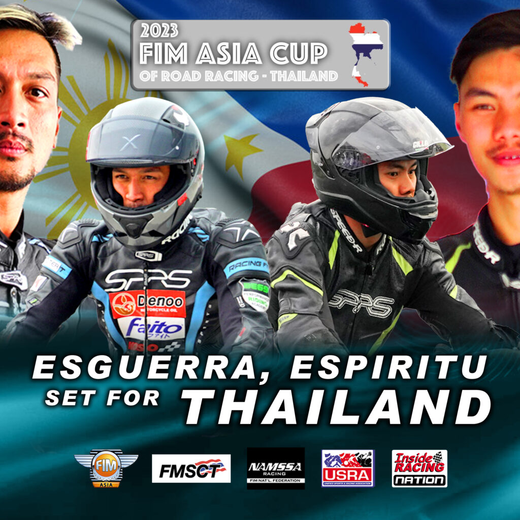 InsideRACING NAMSSA sends Esguerra, Espiritu to the 2023 FIM Asia Cup ...