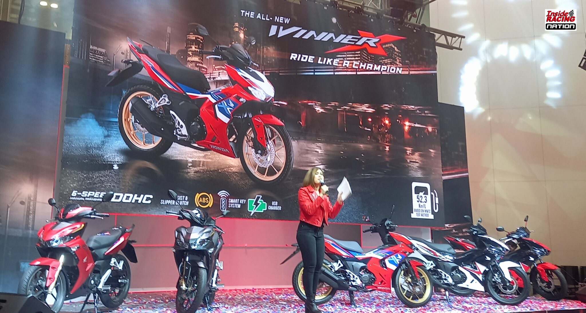 InsideRACING Experience the All-New Honda Winner X and Ride Like a Champion