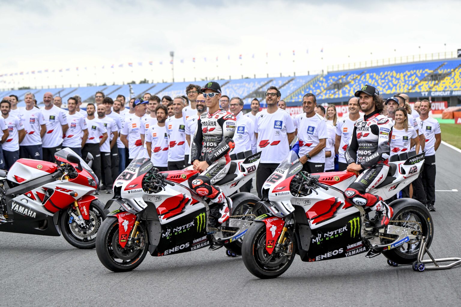 InsideRACING Yamaha Unveil Special Yamaha 70th Anniversary Livery ahead ...