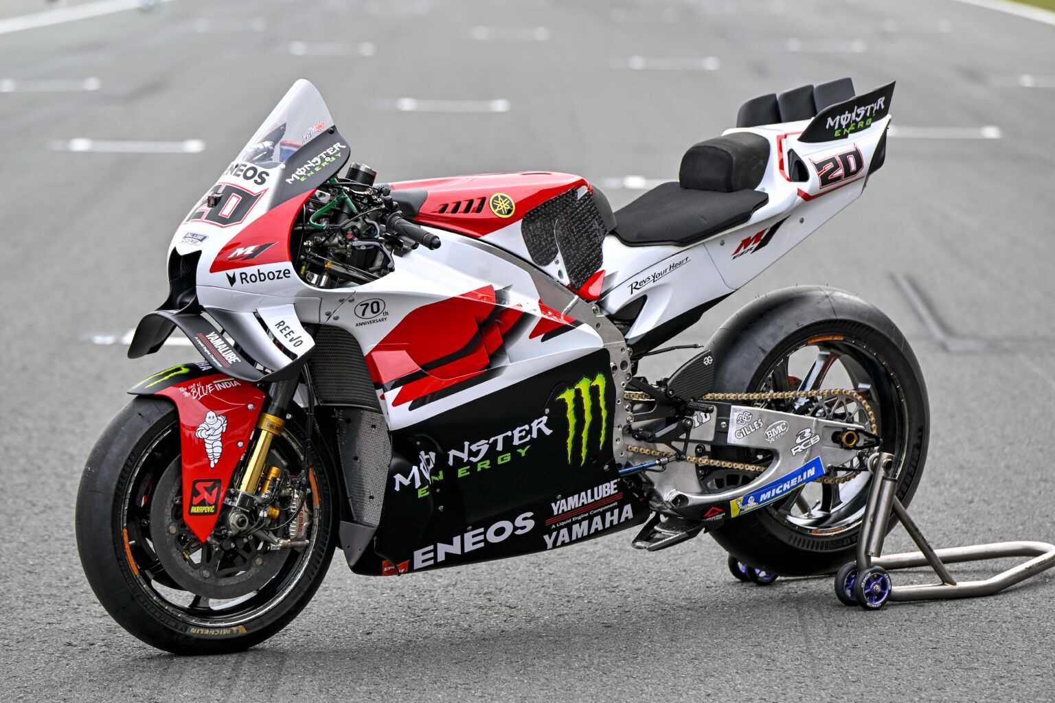 InsideRACING Yamaha Unveil Special Yamaha 70th Anniversary Livery ahead ...